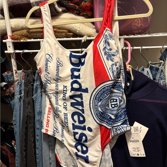 Swim | Vintage Budweiser One Piece | Poshmark